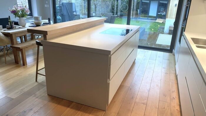 Bulthaup Matt White Handless Kitchen & Island Siemens Neff - 3832034 ...