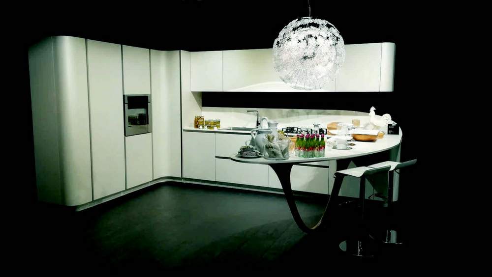 Ex Display Ola Pininfarina Snaidero Arctic White Titanium Aluminium ...