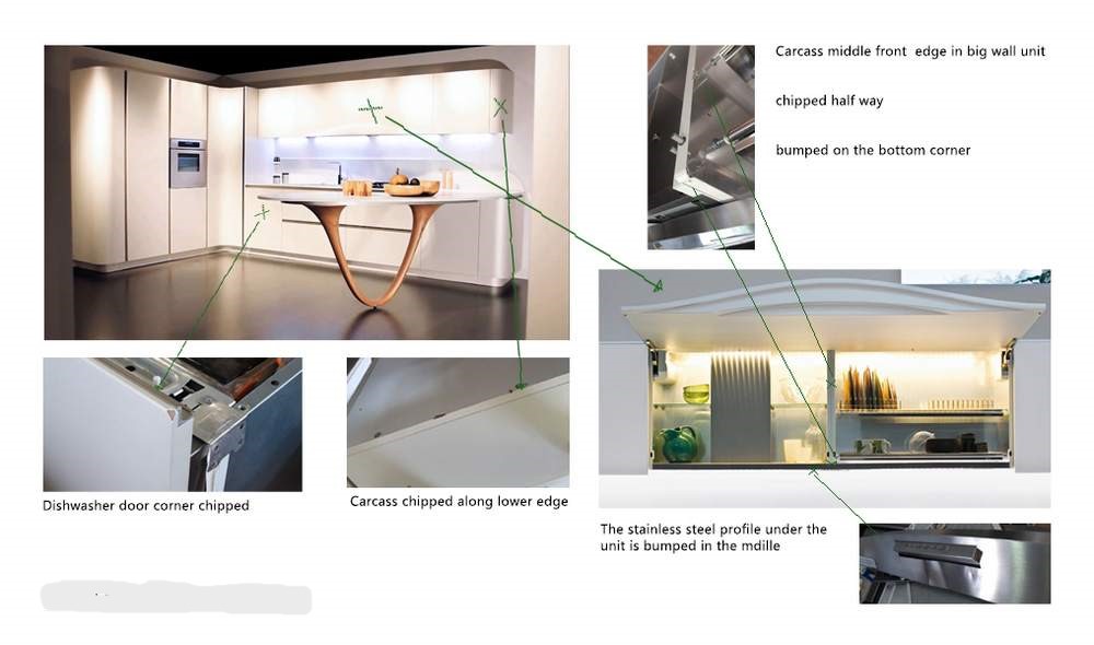 Ex Display Ola Pininfarina Snaidero Arctic White Titanium Aluminium ...
