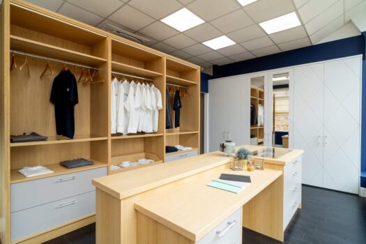 Ex Display Edwin Loxley Luxury Bedroom Wardrobes & Central Island ...