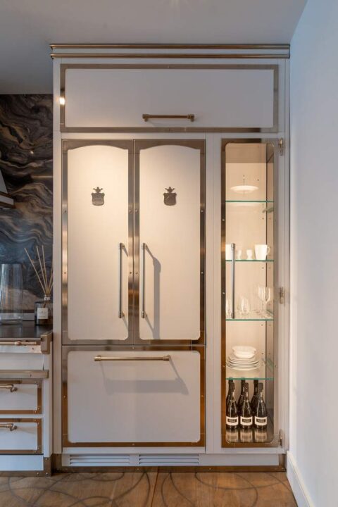 Ex Display Officine Gullo White Opaco Kitchen with Pantry & Island ...