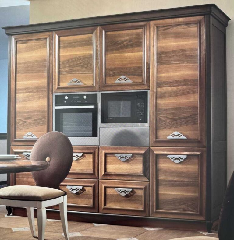 Ex Display Luxury Botega D’Arte Portofino Oak Veneered Kitchen ...