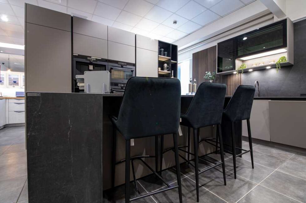 Ex Display Schmidt Nano Claystone & Arcos Black Kitchen & Island ...