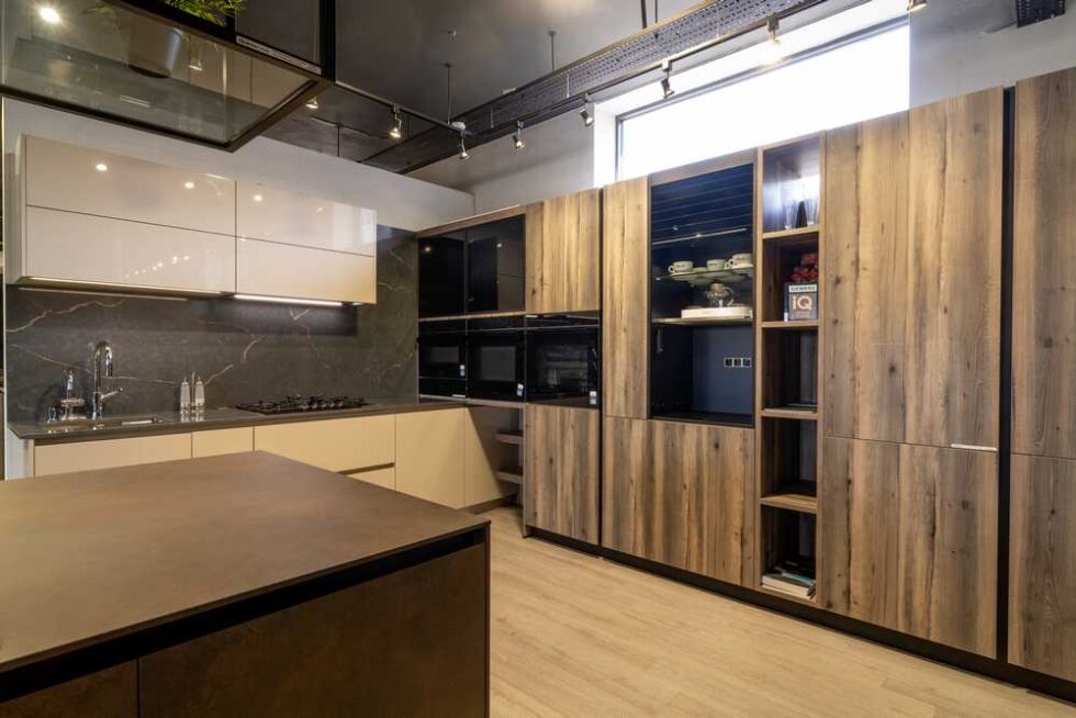 Ex Display Schuller Fino Gloss Kashmir Modena Virginia Oak Effect ...