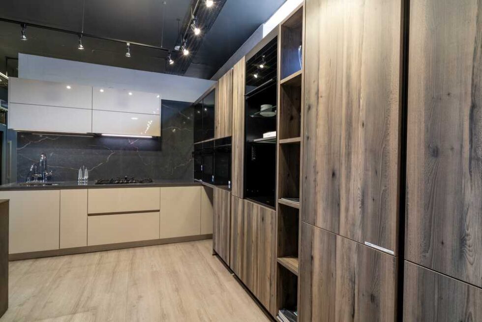Ex Display Schuller Fino Gloss Kashmir Modena Virginia Oak Effect ...