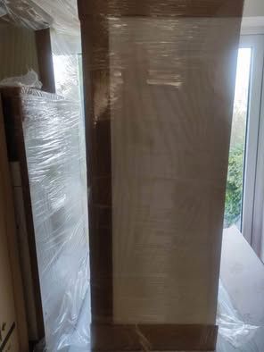 New Boxed Magnet Ambleside Brushed Steel Handled Shaker Kitchen inc ...