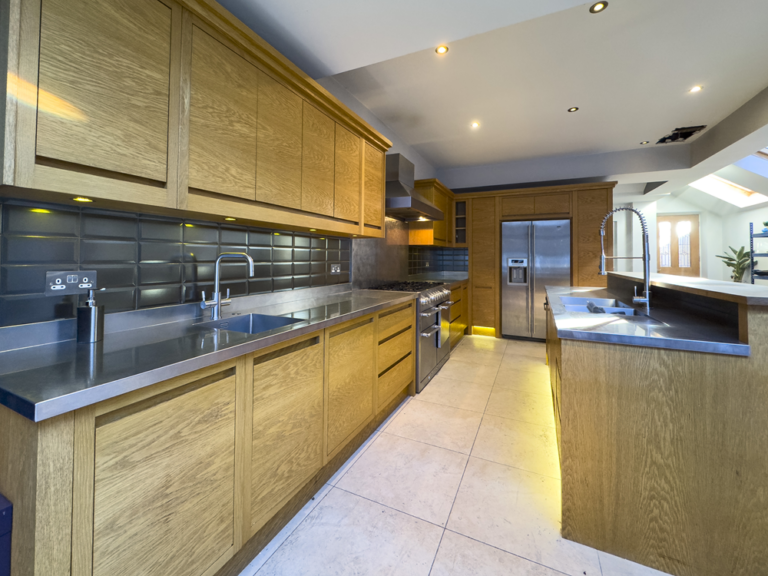 Richard Baker Wooden Effect Dovetail Kitchen with Island - 3833310 ...
